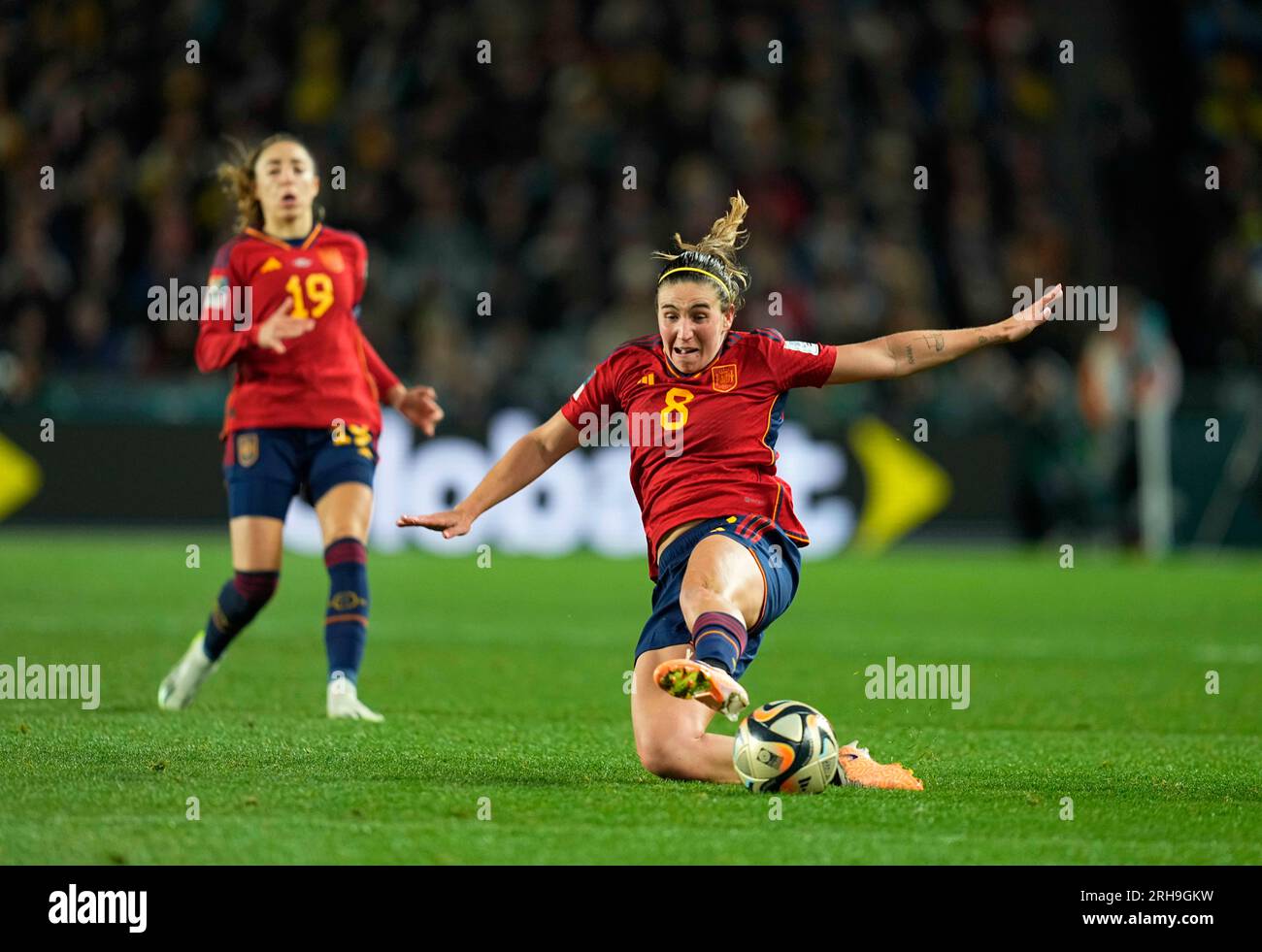 August 15 2023: Mariona Caldentey (Spain) controls the ball during a ...