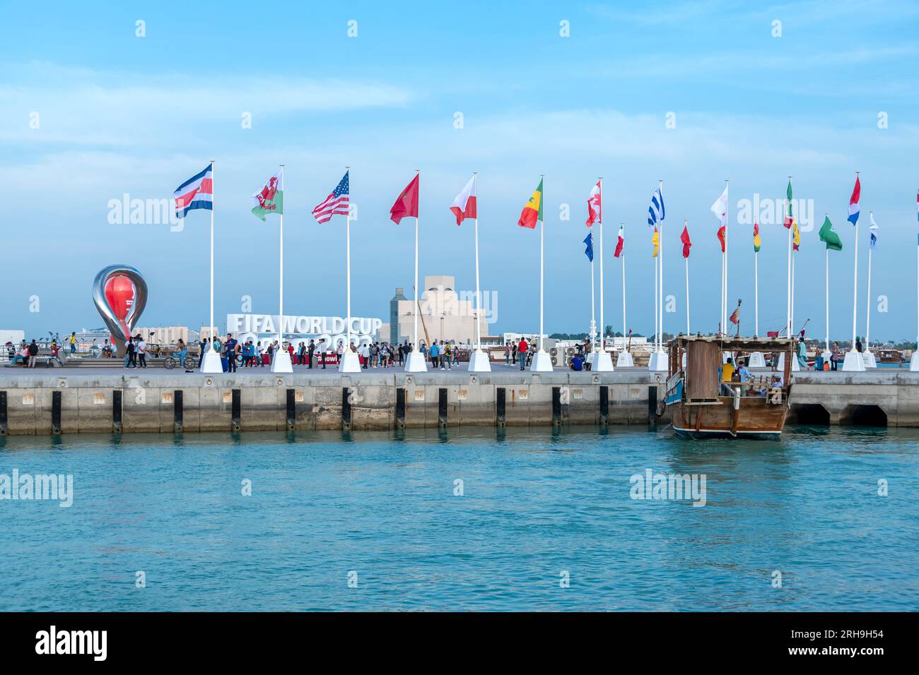 The FIFA World Cup Qatar 2022 Official Countdown Clock Doha’s ...
