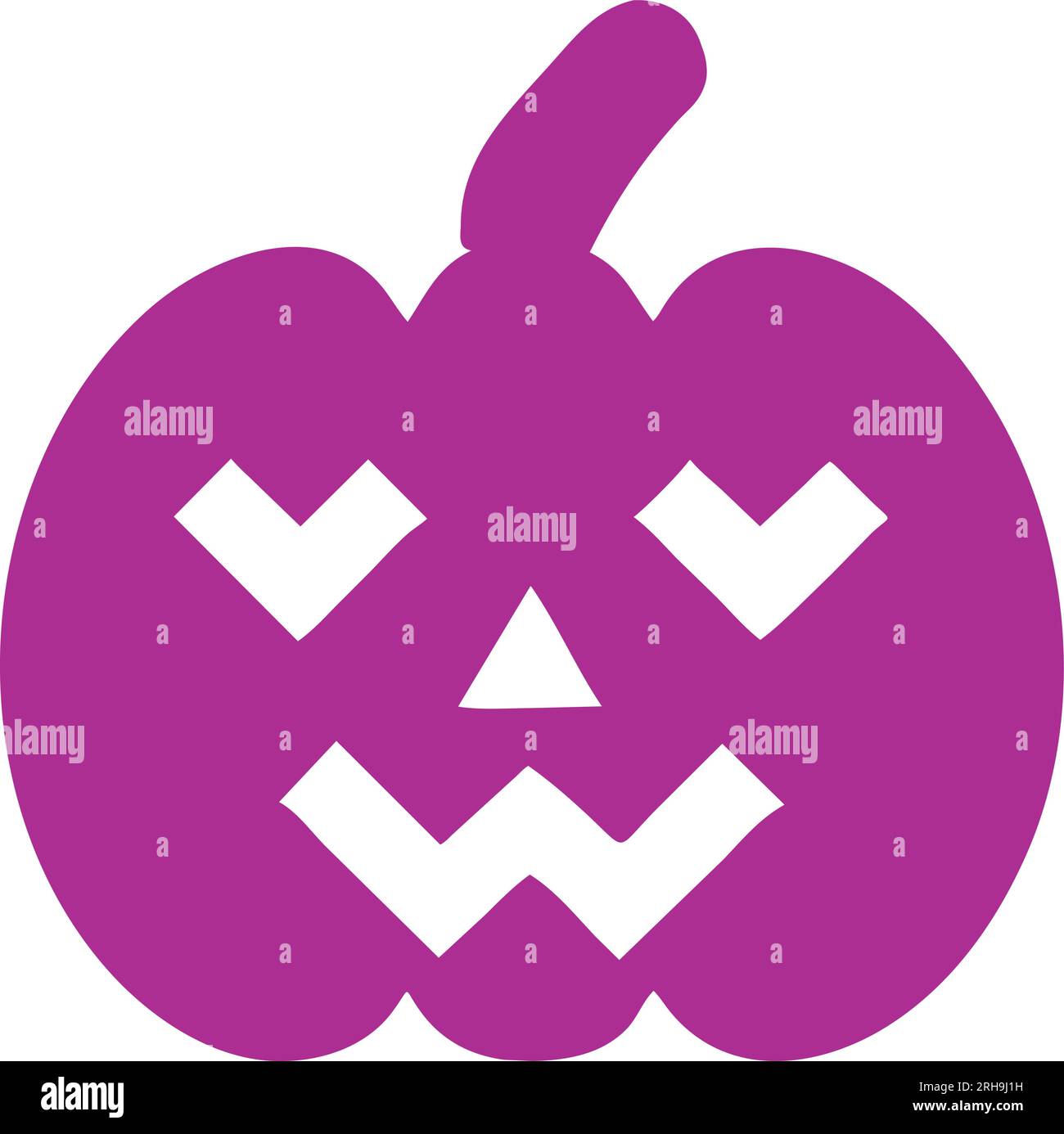 Halloween pumpkin vector clip art icon Stock Vector Image & Art - Alamy