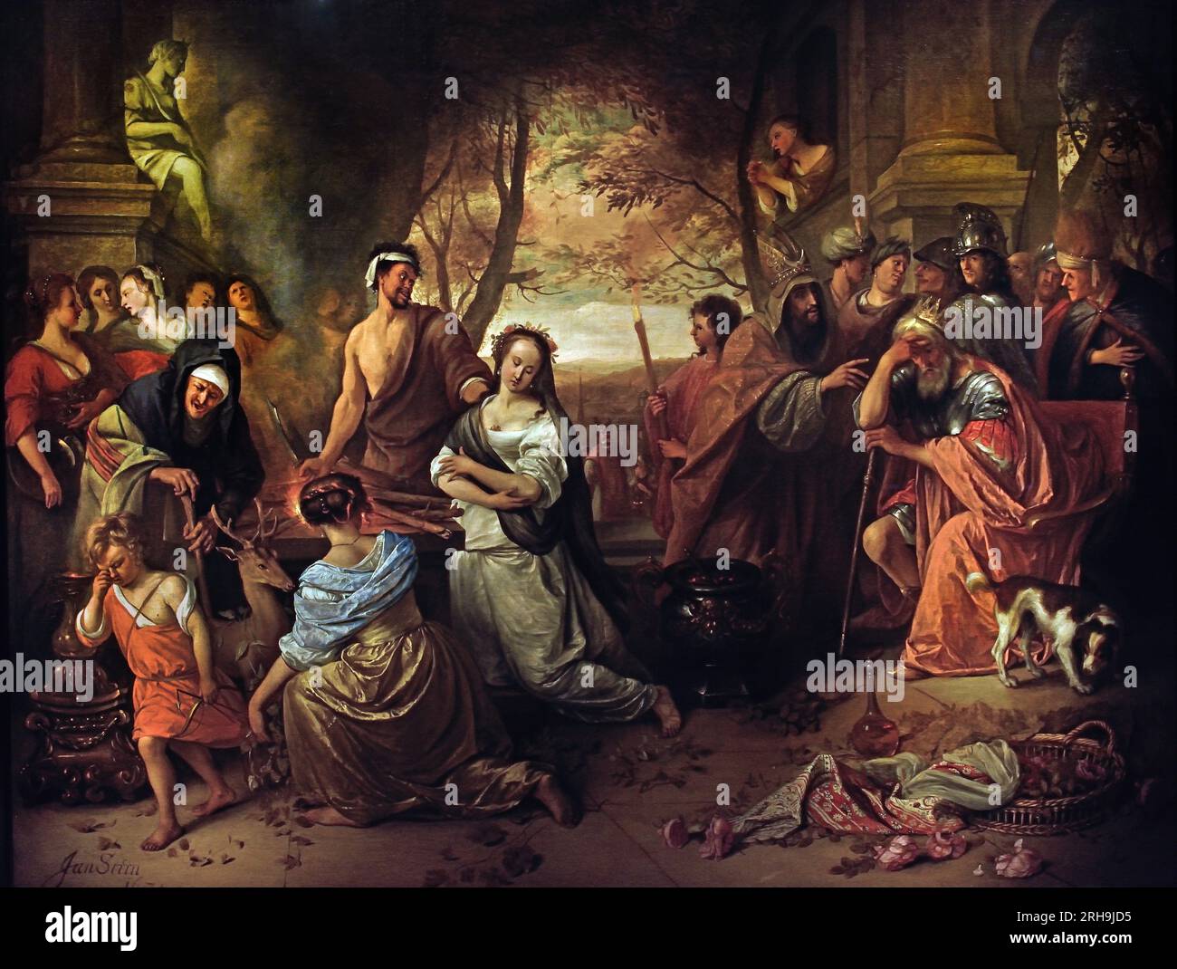 Sacrifice of Iphigenia 1671 Jan Steen 1626 - 1679 Dutch Netherlands ...