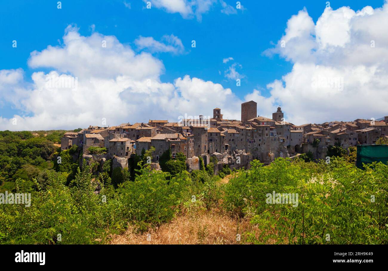 Scenic overlook unveils Vitorchiano's village character, featuring ...