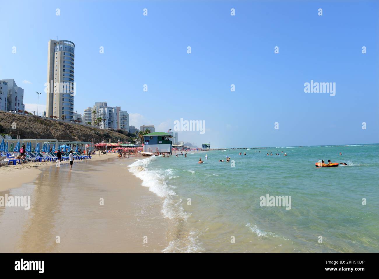 Beautiful beach in bat hi-res stock photography and images - Alamy