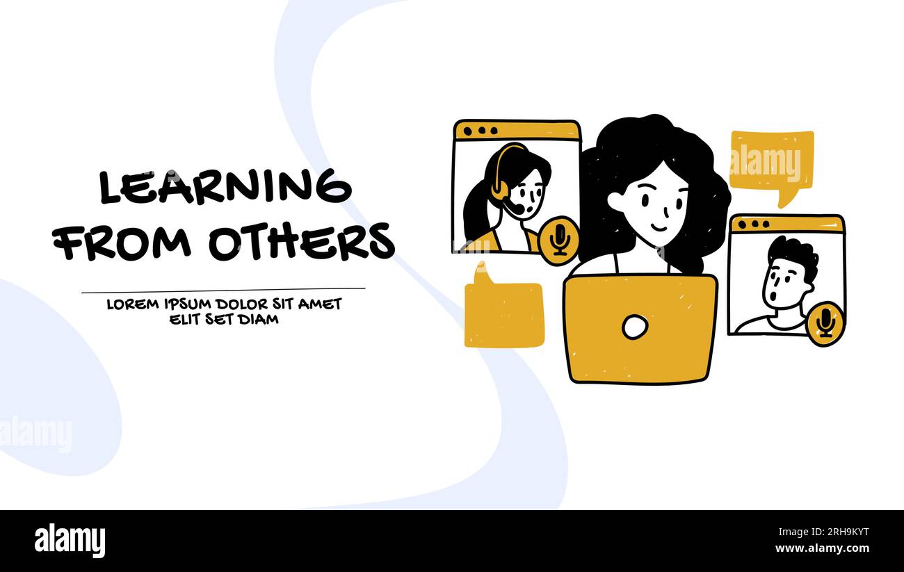 Digital skills young people Stock Vector Images - Alamy