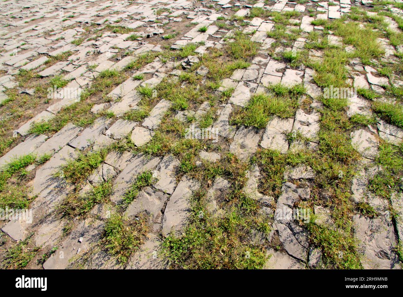 brick paved ground ancient chinese architecture Stock Photo - Alamy