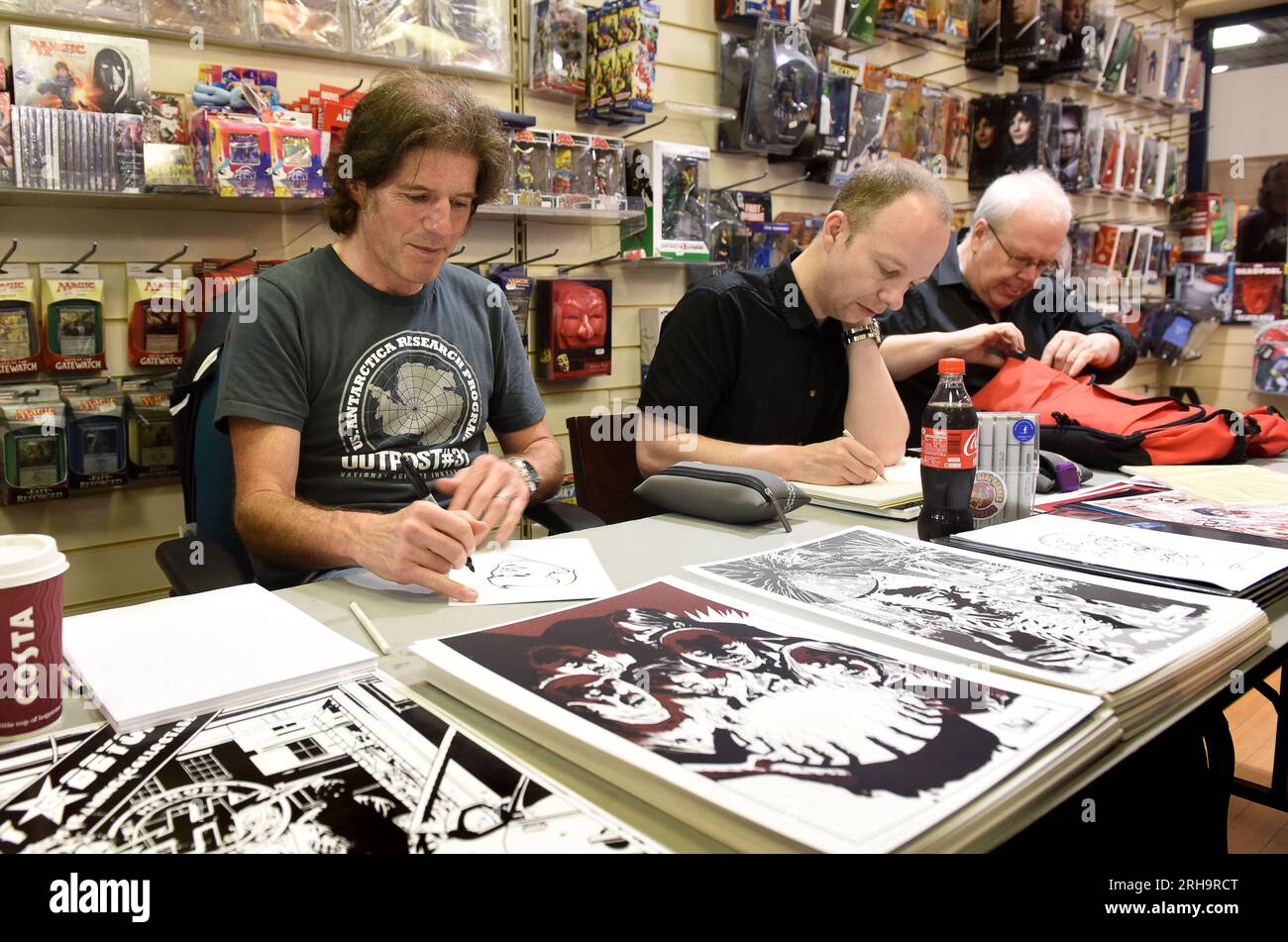 British comic book artist and illustrator Charllie Adlard Stock Photo ...
