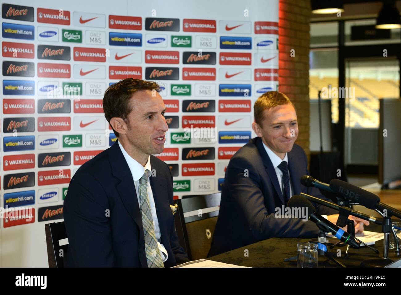 England football under 21 manager Gareth Southgate press conference at ...
