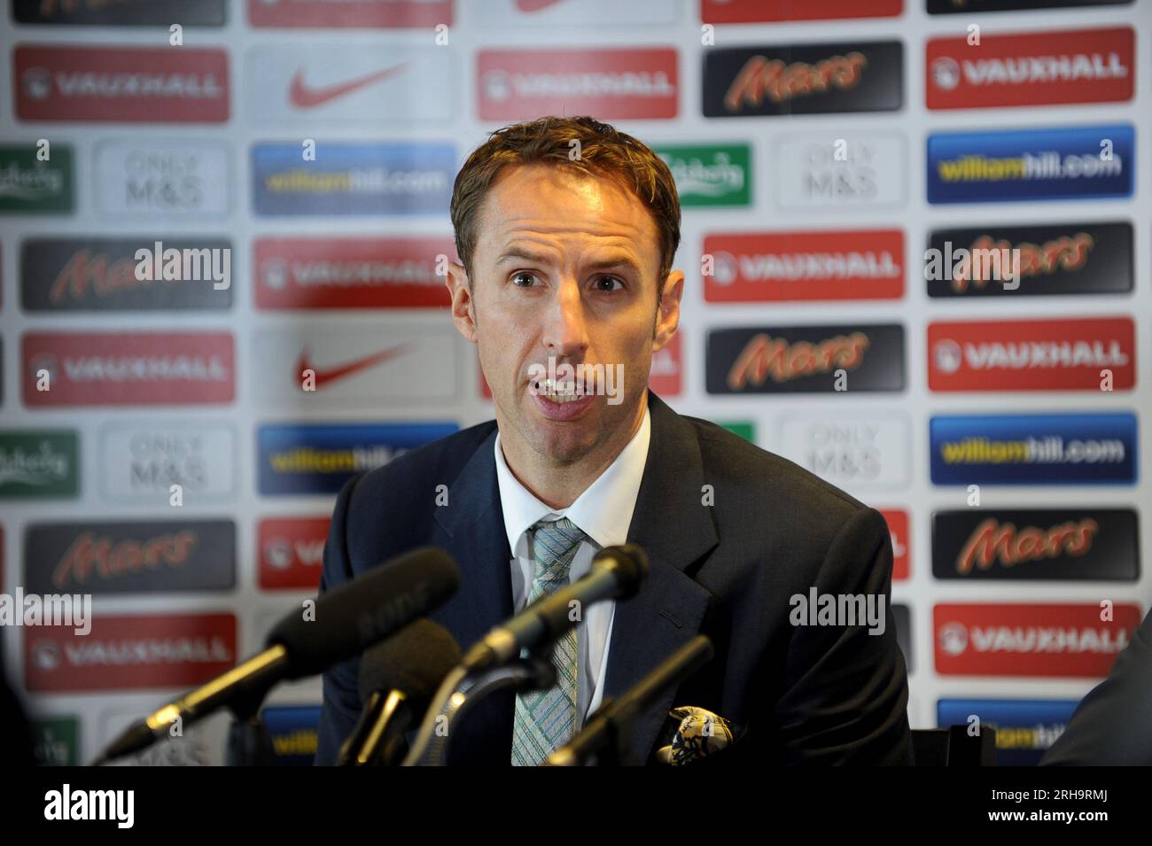 England football under 21 manager Gareth Southgate press conference at ...