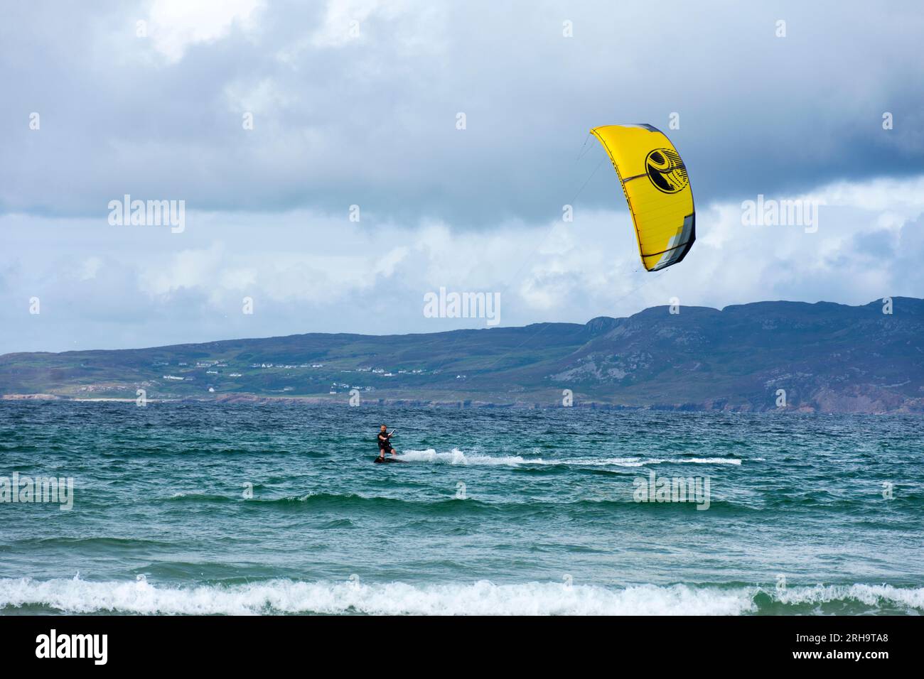 Narin Strand or beach, near Portnoo, Ardara, County Donegal, Ireland. A ...