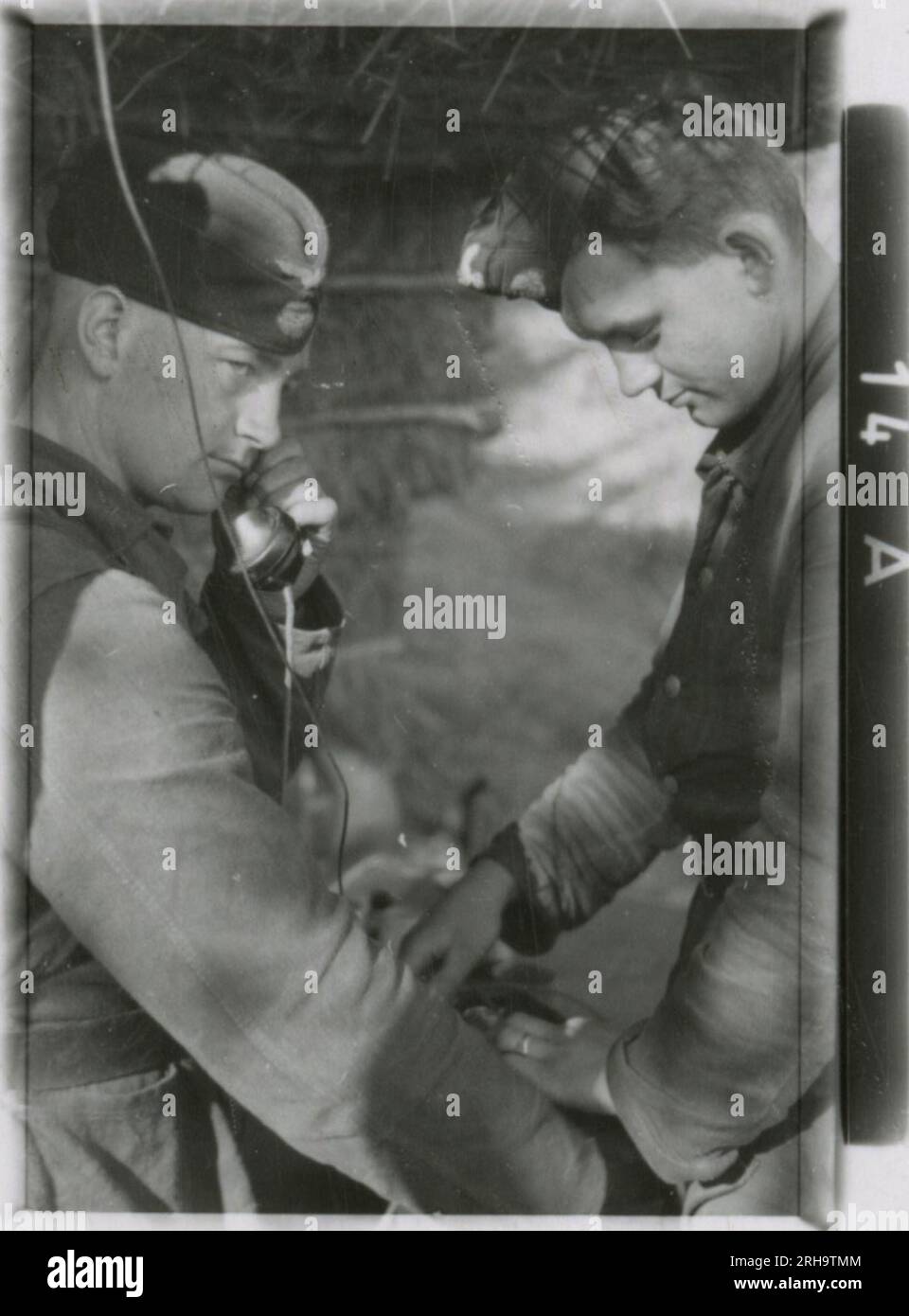 SS Photographer, Hoffmann, Rudi (1943-44) Soldiers undergoing medical ...