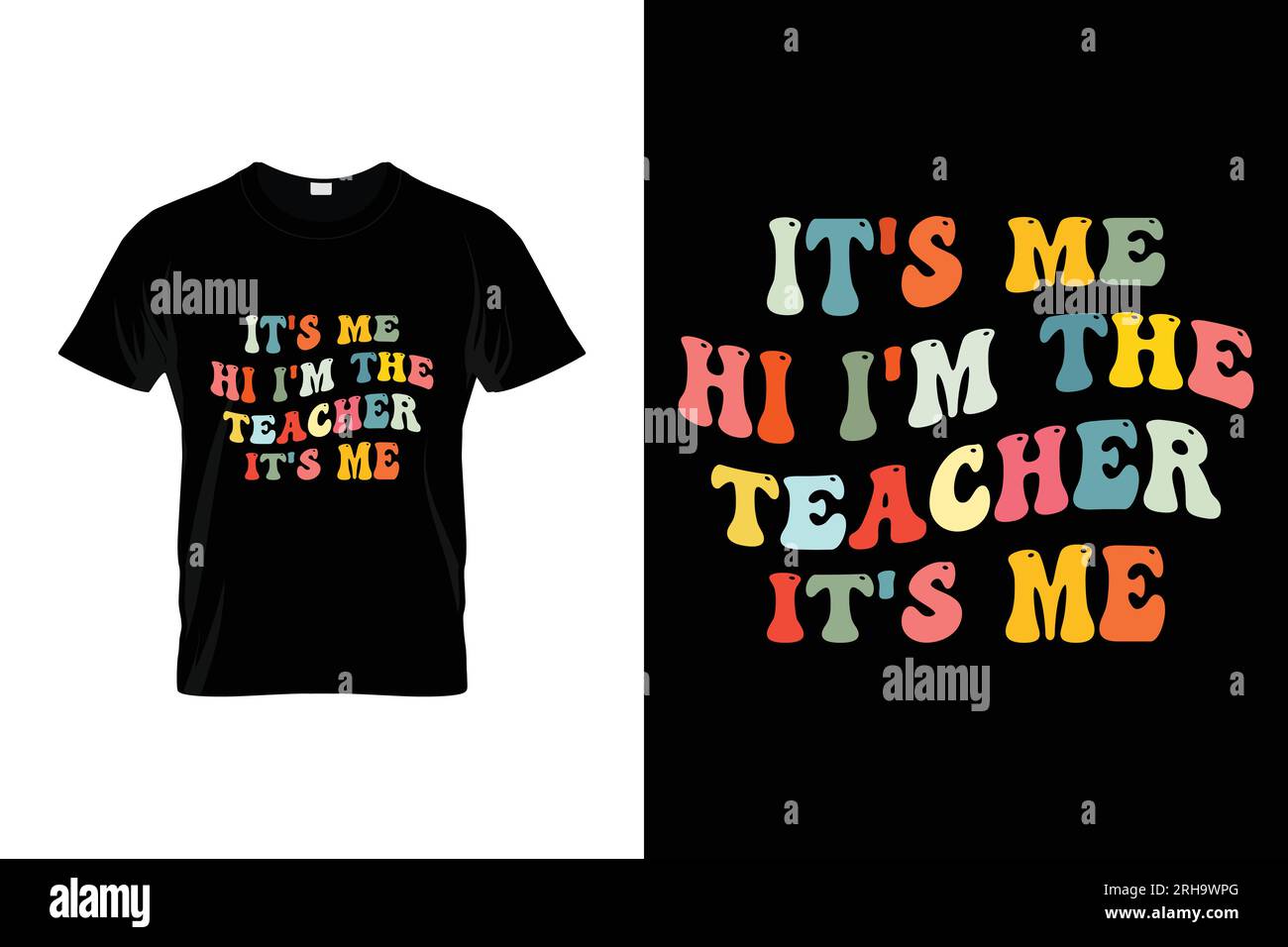 It's me hi I'm the teacher it's me Back to school typography t shirt ...