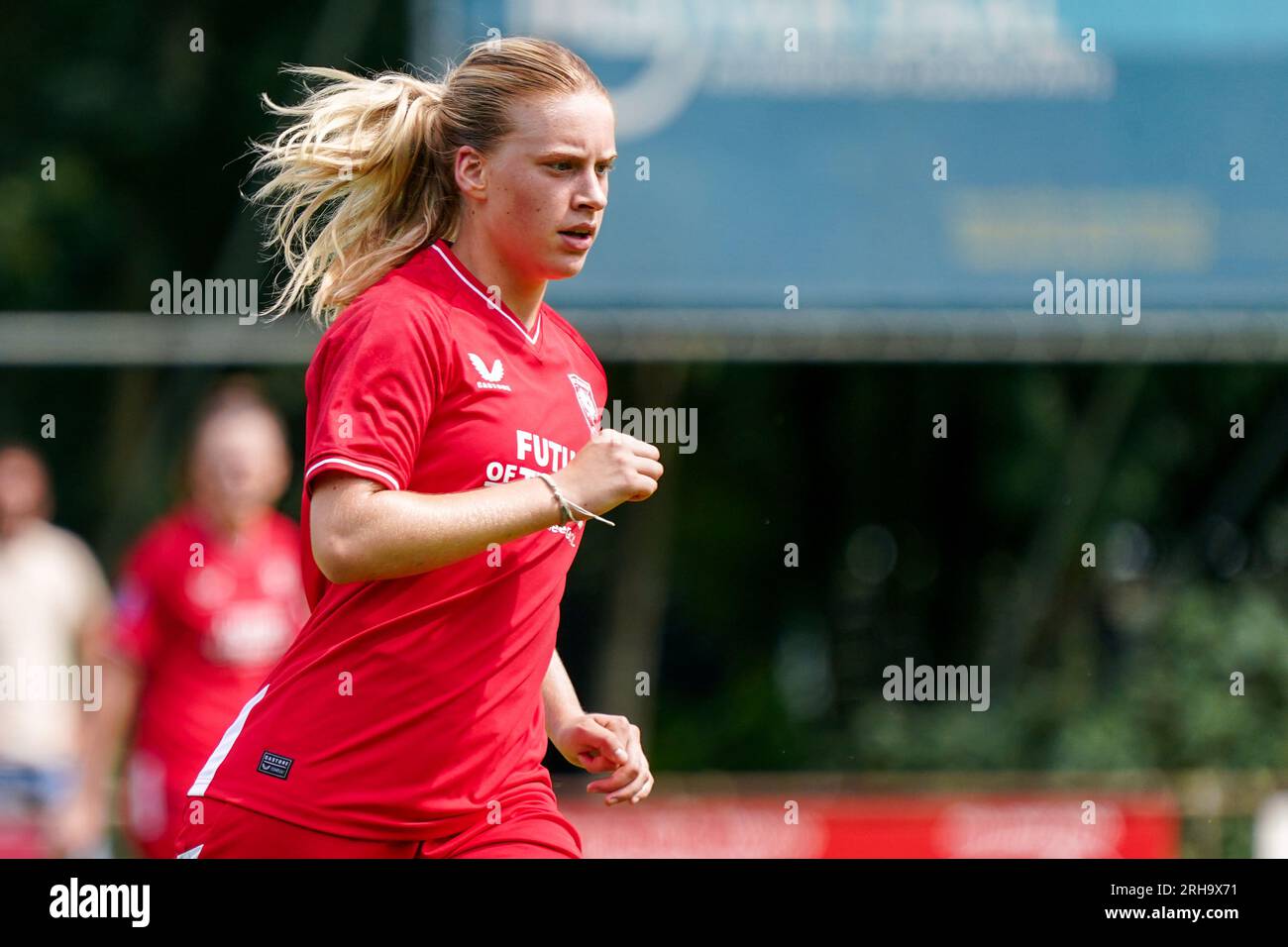 HORST, NETHERLANDS - AUGUST 15: Lotte Masseling of FC Twente looks on ...