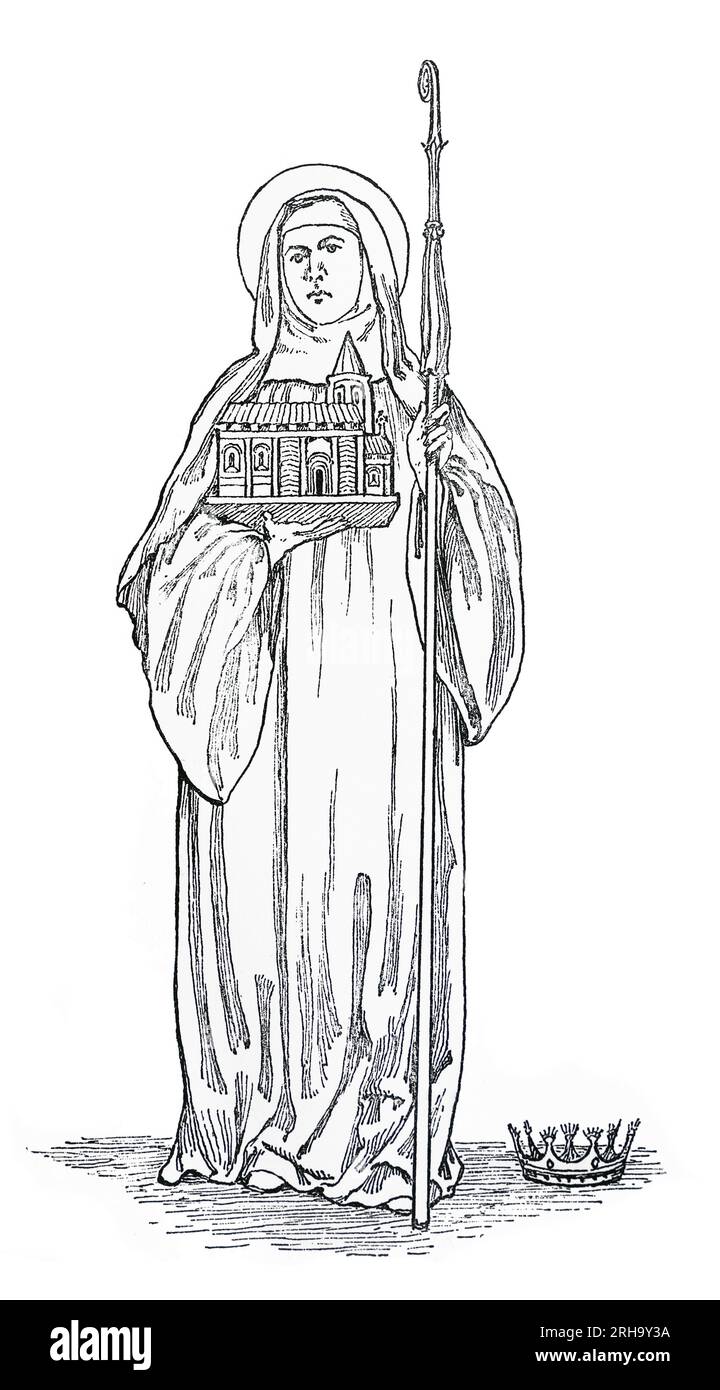 St Werburgh, (AKA Wærburh, Werburh, Werburga, meaning "true city ...