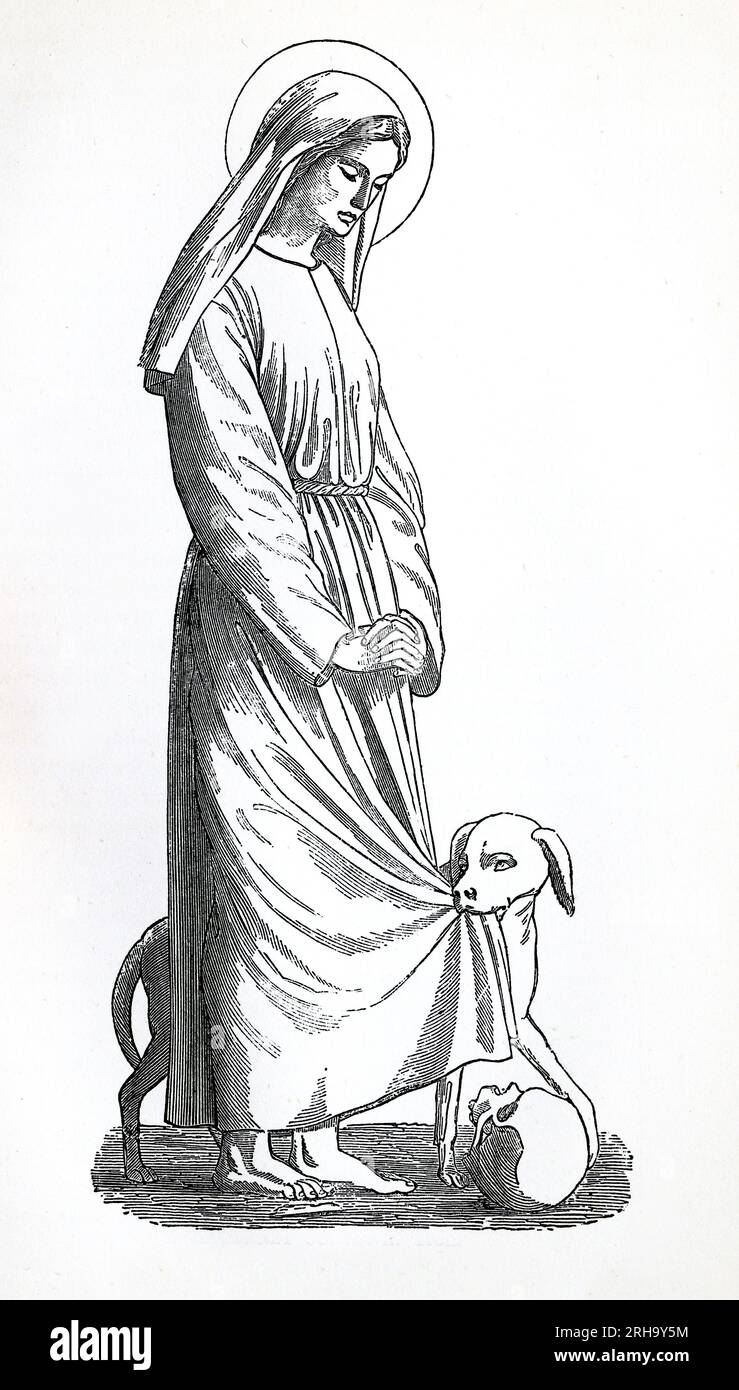 Saint Margaret of Cortona, an Italian penitent of the Third Order of ...