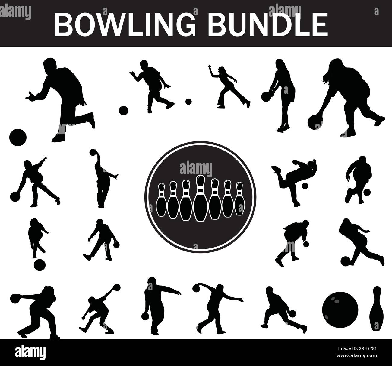 Bowling Silhouette