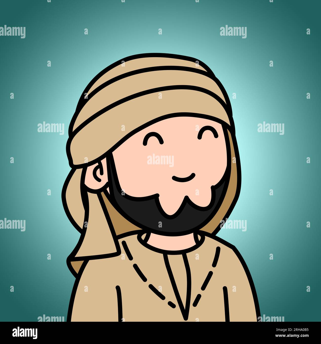 NFT Arab Family Doodles Art #15 Stock Photo - Alamy