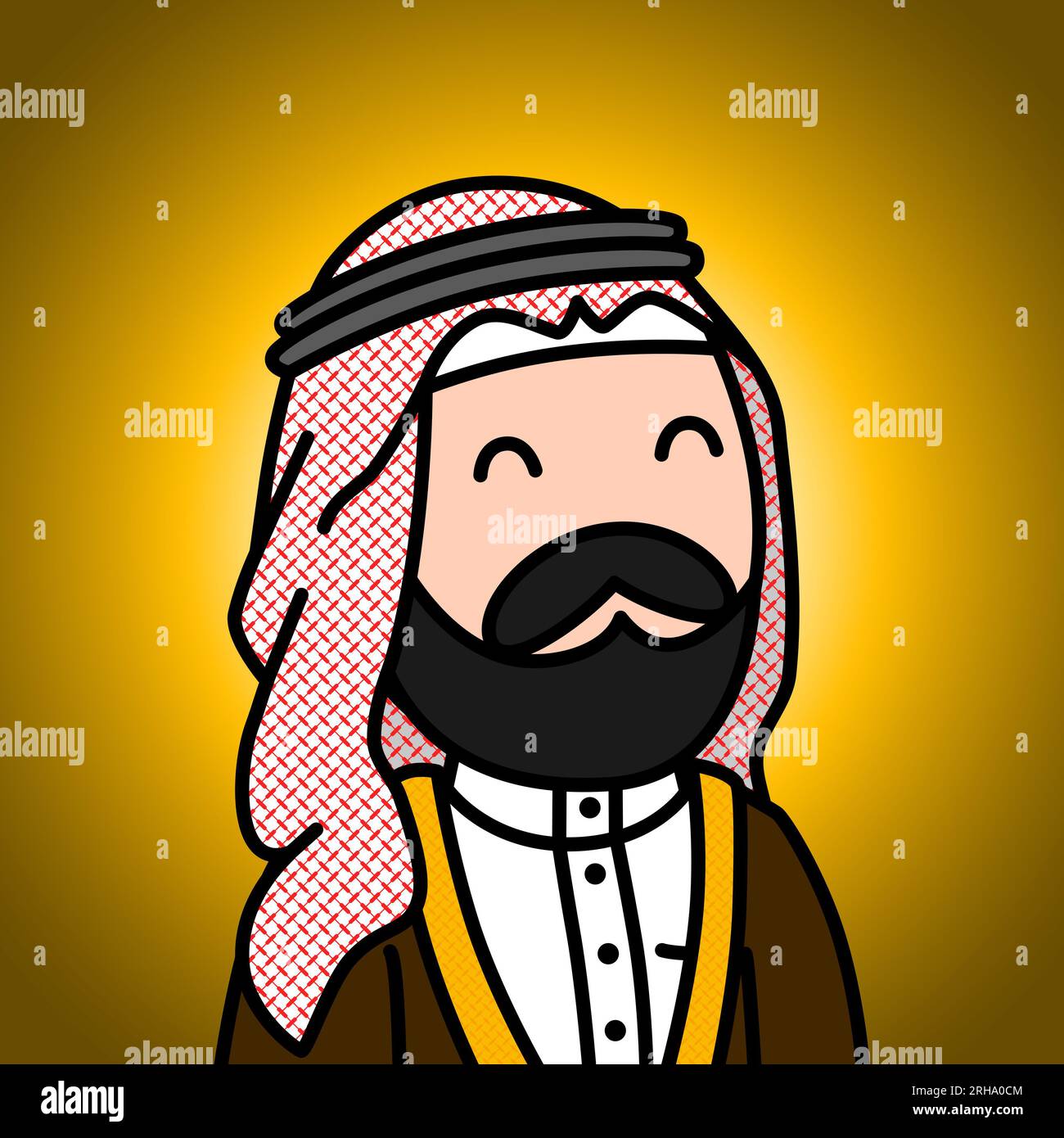 NFT Arab Family Doodles Art #23 Stock Photo - Alamy