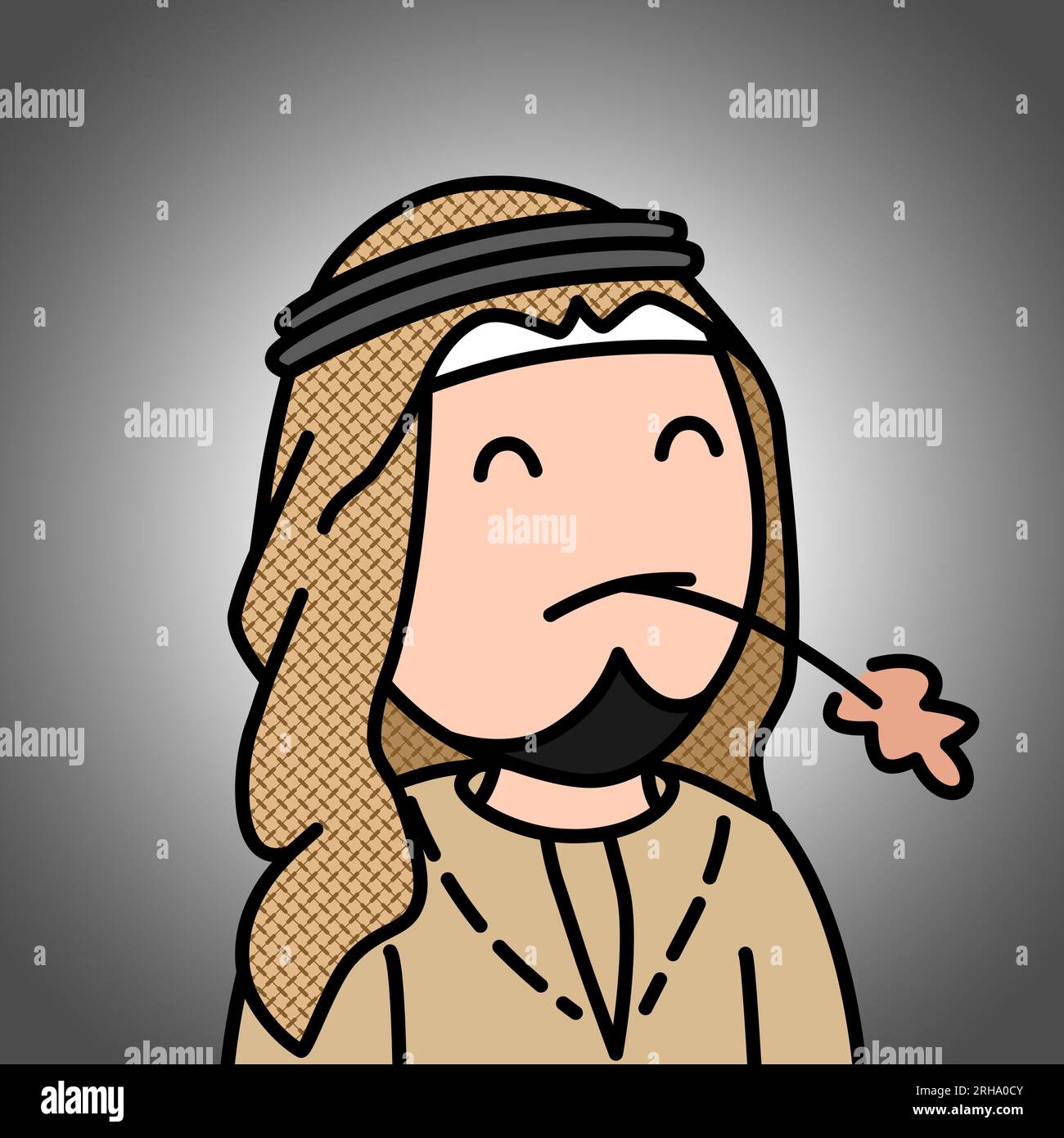 NFT Arab Family Doodles Art #27 Stock Photo - Alamy