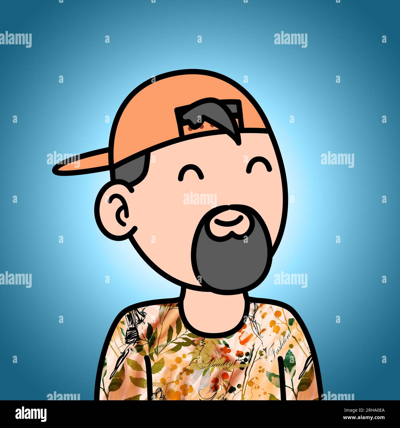 NFT Arab Family Doodles Art #32 Stock Photo - Alamy