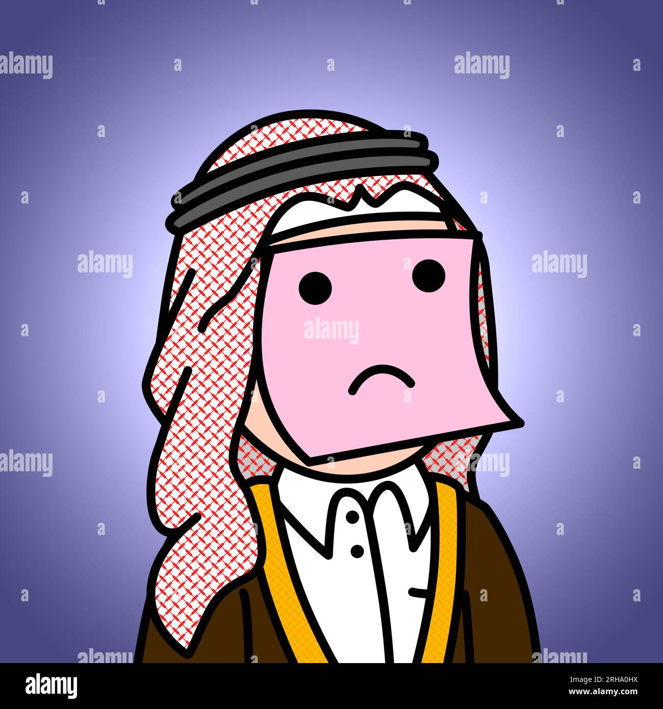 NFT Arab Family Doodles Art #55 Stock Photo - Alamy