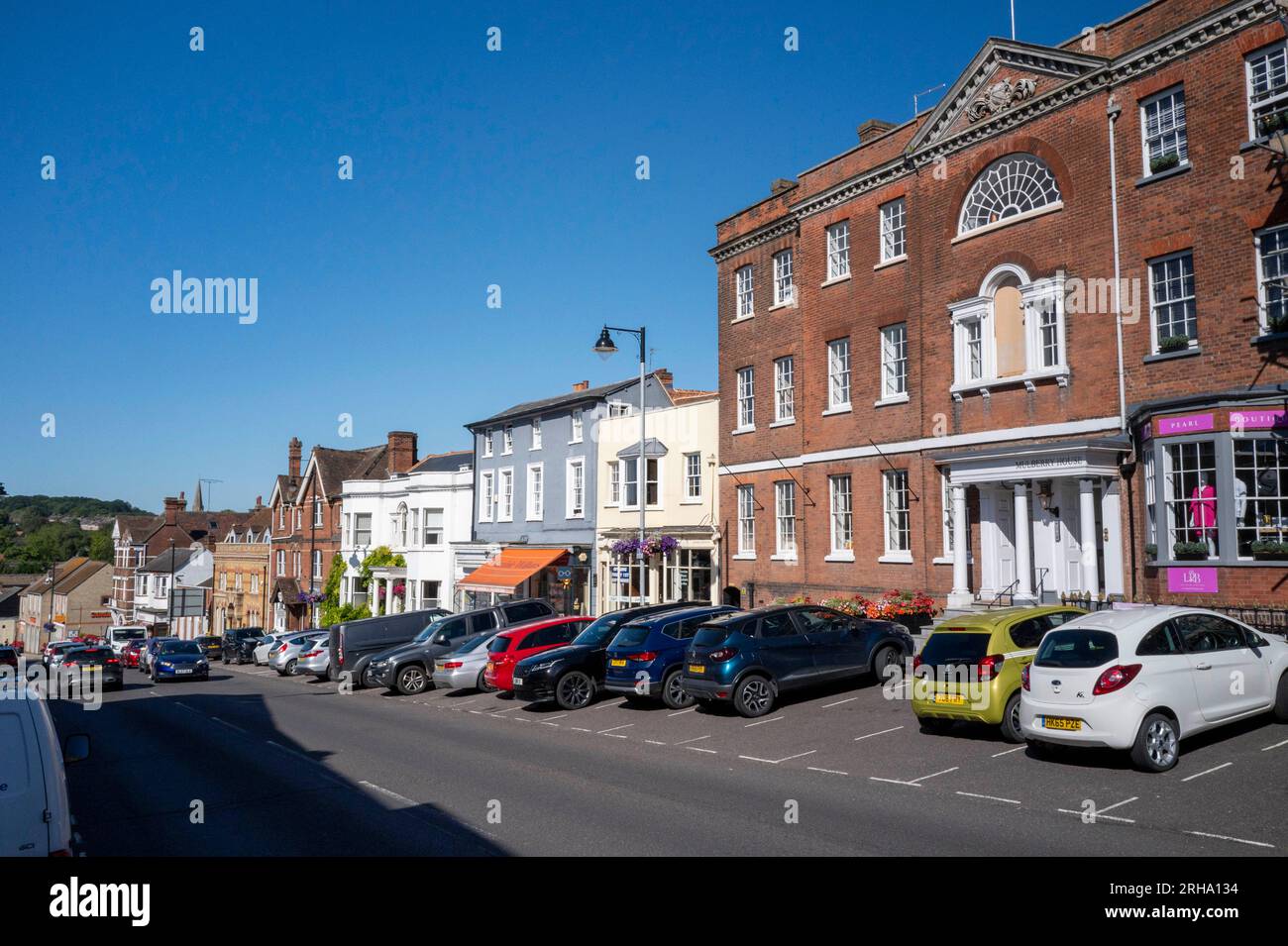 Halstead High Street Stock Photo - Alamy