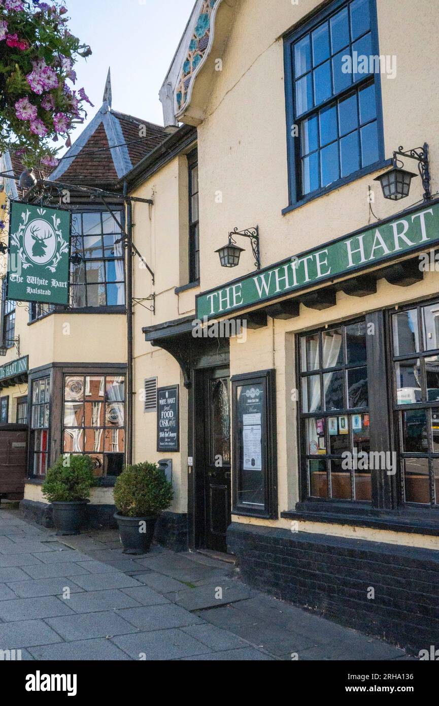 White Hart Halstead Stock Photo - Alamy