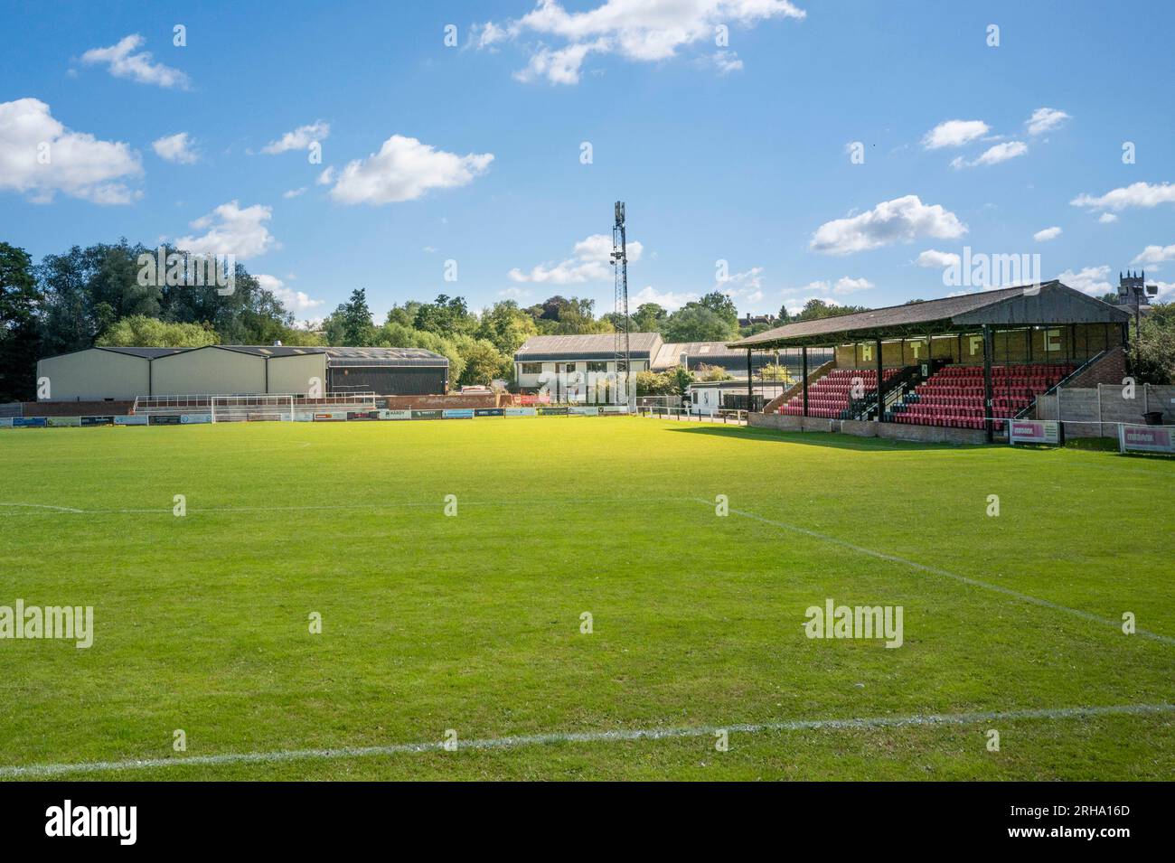 Halstead Football Ground Stock Photo - Alamy
