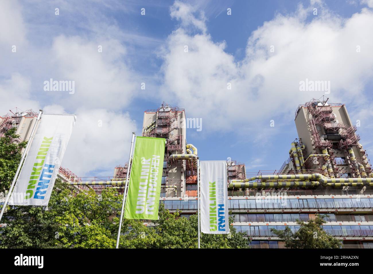 Aachen, Germany. 15th Aug, 2023. View of the RWTH Aachen University ...