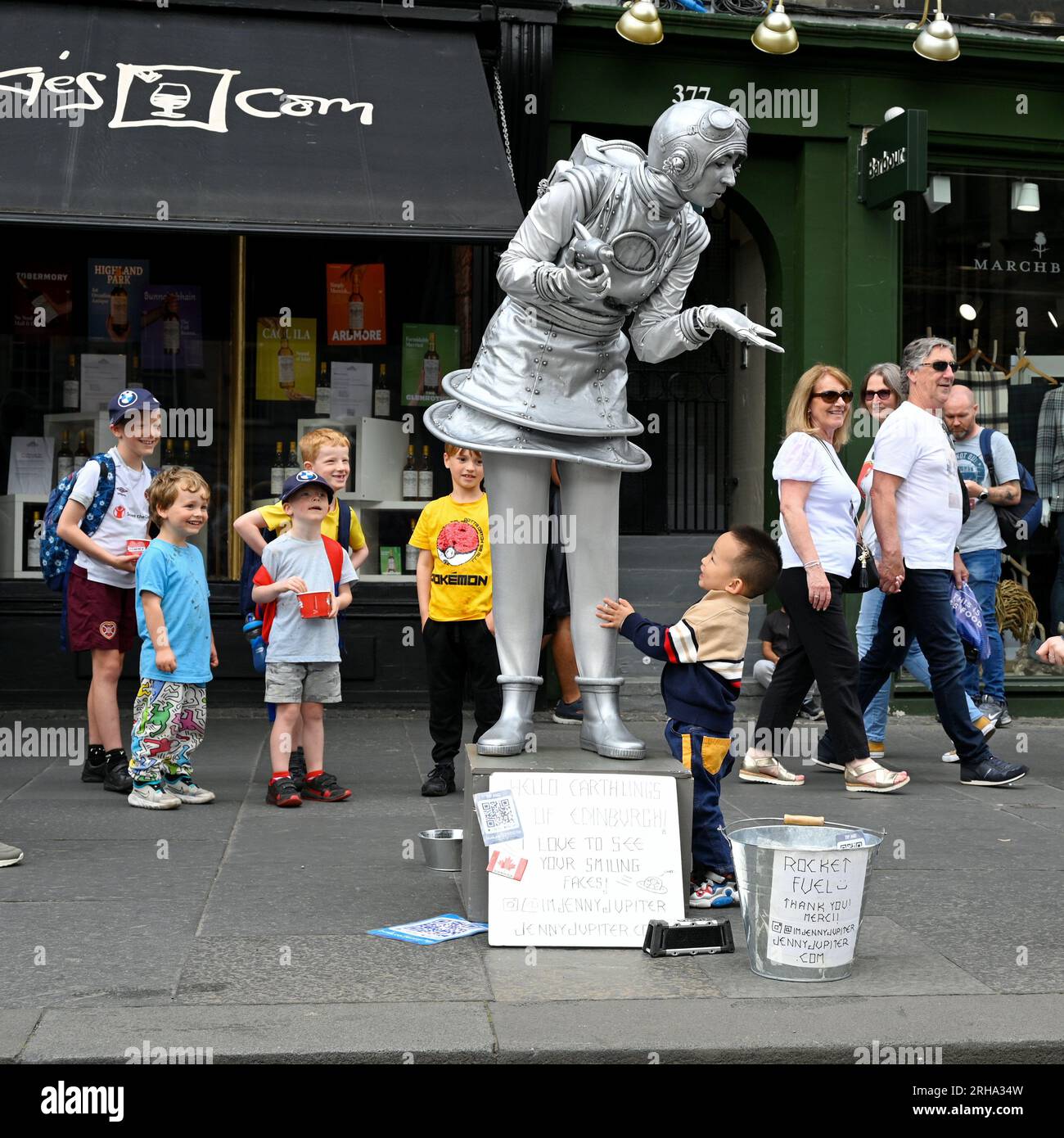 Edinburgh Scotland Uk 15th Aug 2023 Edinburgh Fringe Jenny Jupiter