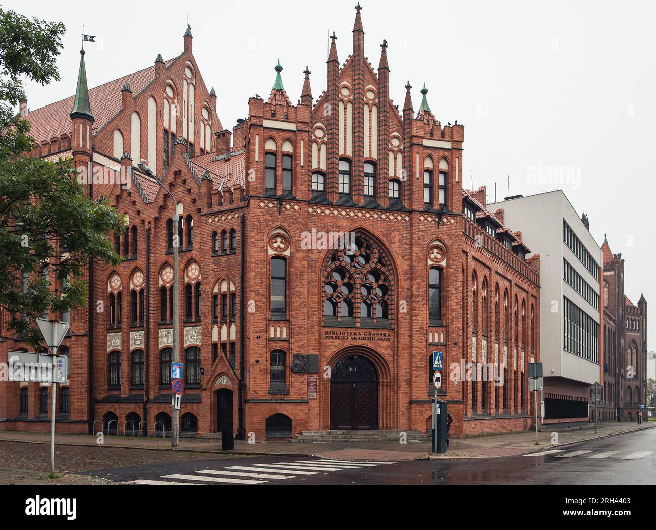 Old building of Gdansk Library of the Polish Academy of Sciences ...