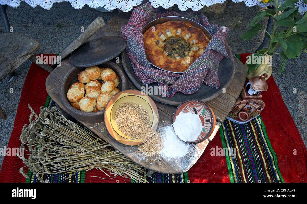 Freshly baked homemade bread. Image of some tasty Home-made bakery ...