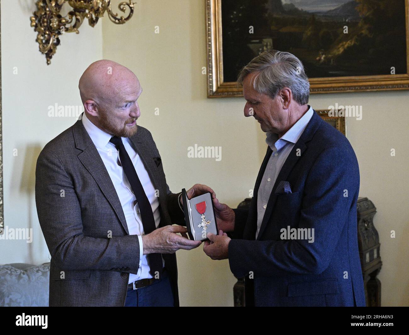 Prague, Cr. 15th Aug, 2023. Former modern pentathlete and later coach ...