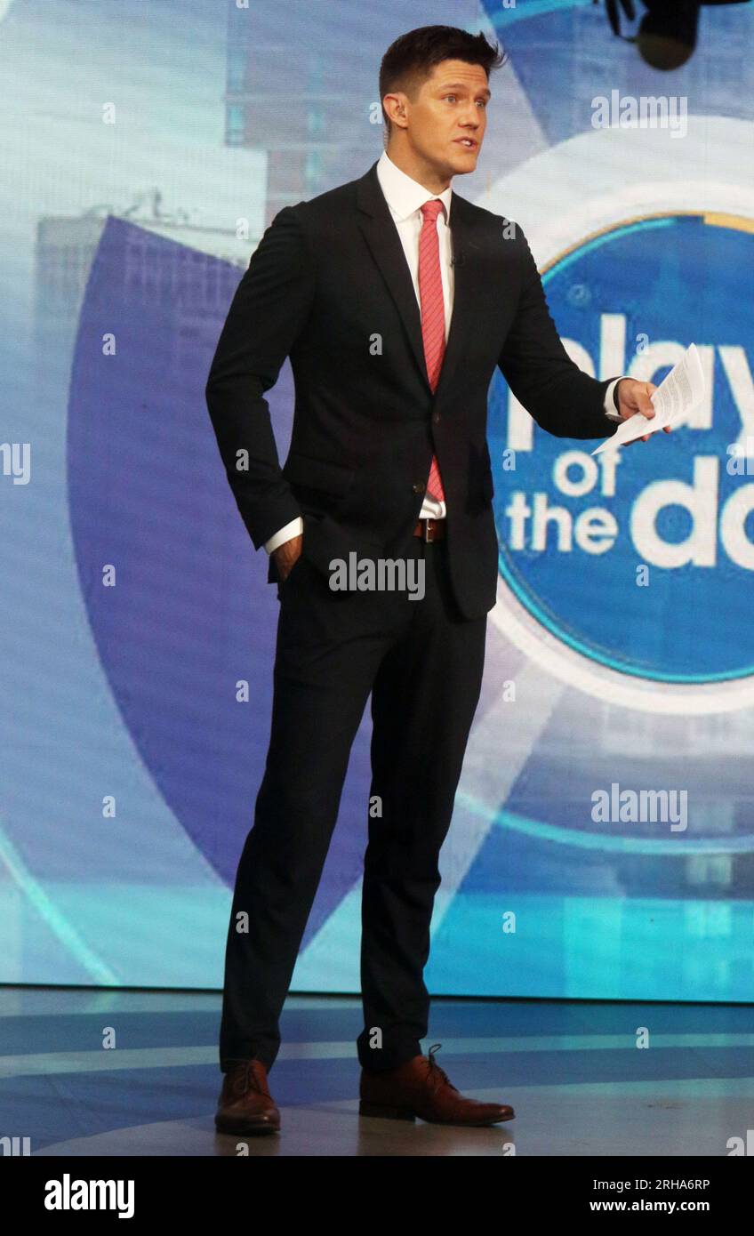 New York, NY, USA. 14th Aug, 2023. Trevor Ault of Good Morning America ...