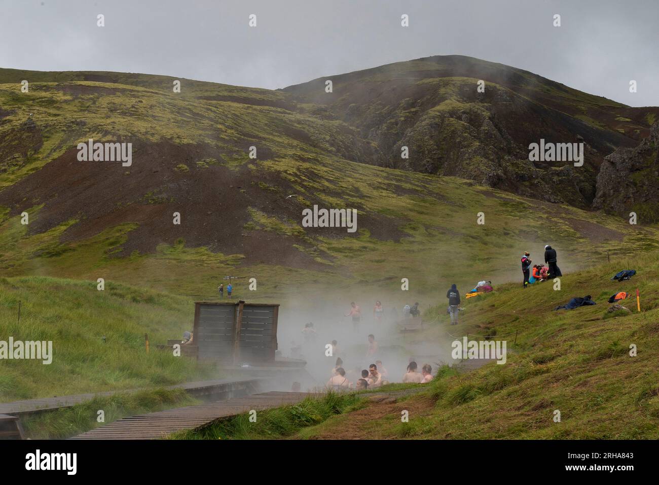 Hveragerdi hot spring river trail hi-res stock photography and images ...