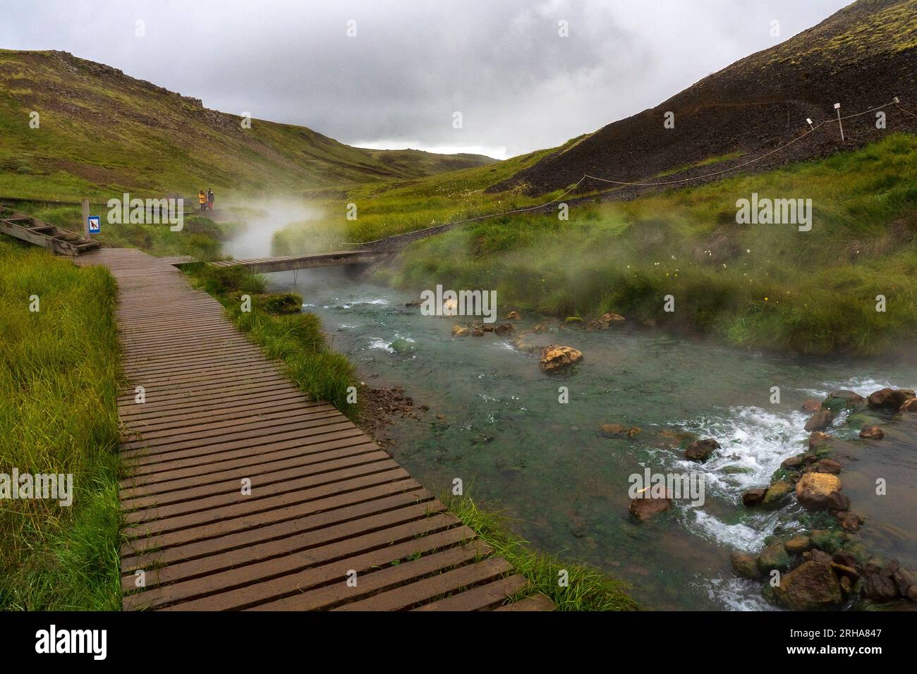 Reykjadalur valley hot spring hi-res stock photography and images - Alamy