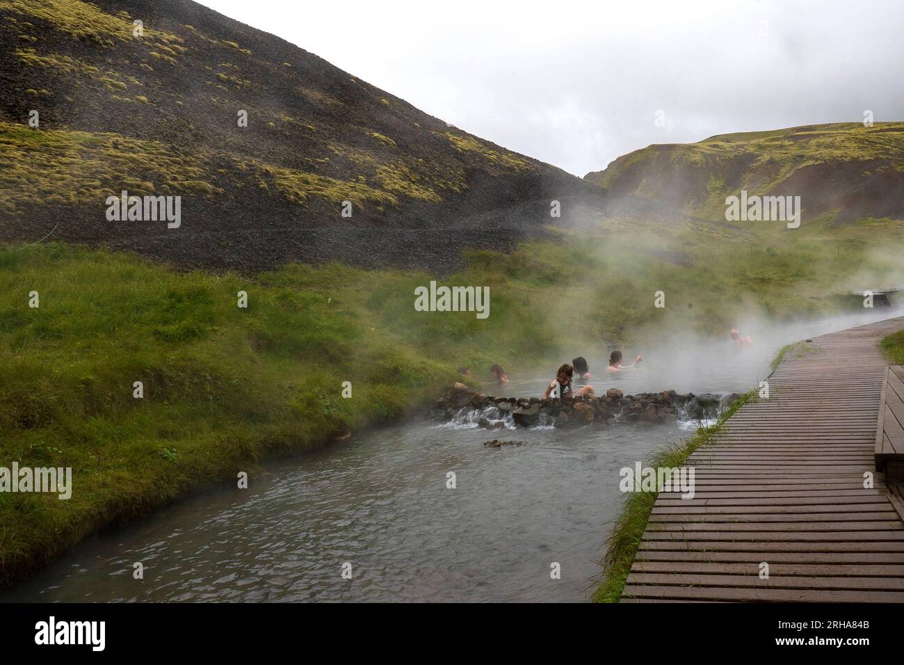 Hveragerdi hot spring river trail hi-res stock photography and images ...