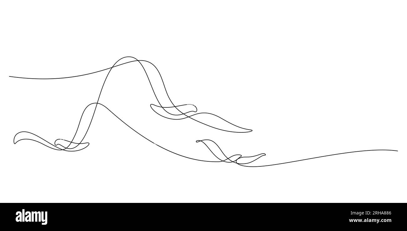 Continuous line drawing family hi-res stock photography and images - Alamy