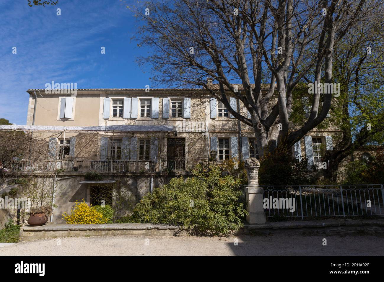 Old part of the psychiatric clinic of St. Paul de Mausole, Saint-Paul ...