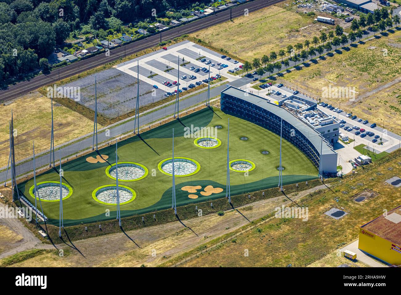 Topgolf course in westfield centro shopping center hi-res stock ...