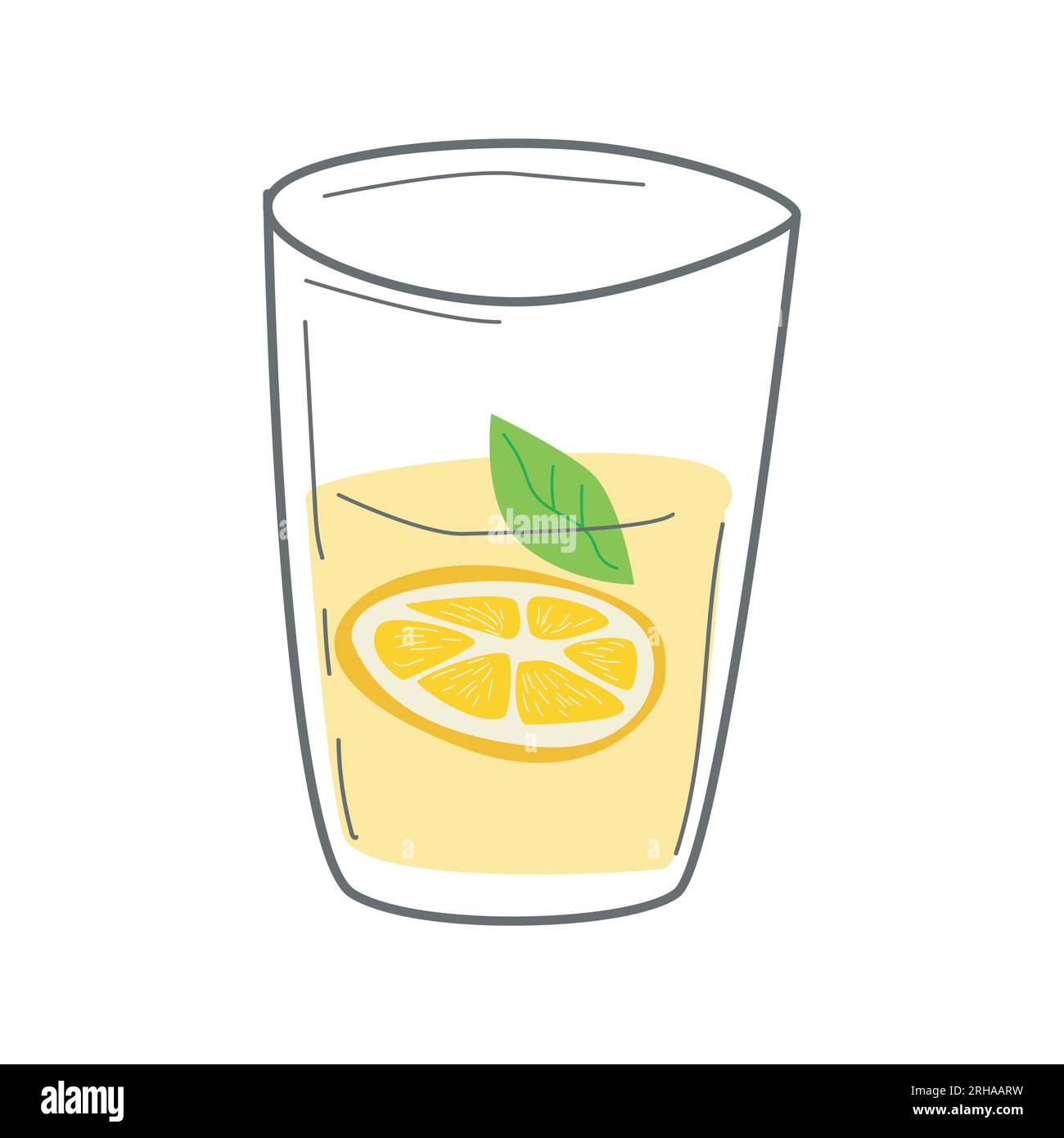 Refreshing beverage spices citrus Stock Vector Images - Alamy