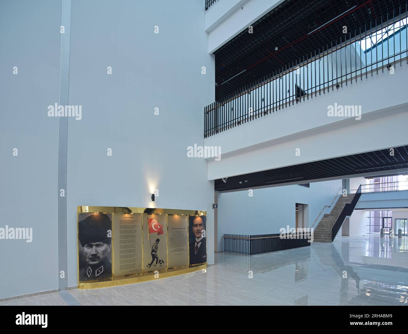empty hall. photoshoot of the interior of a corporate building ...