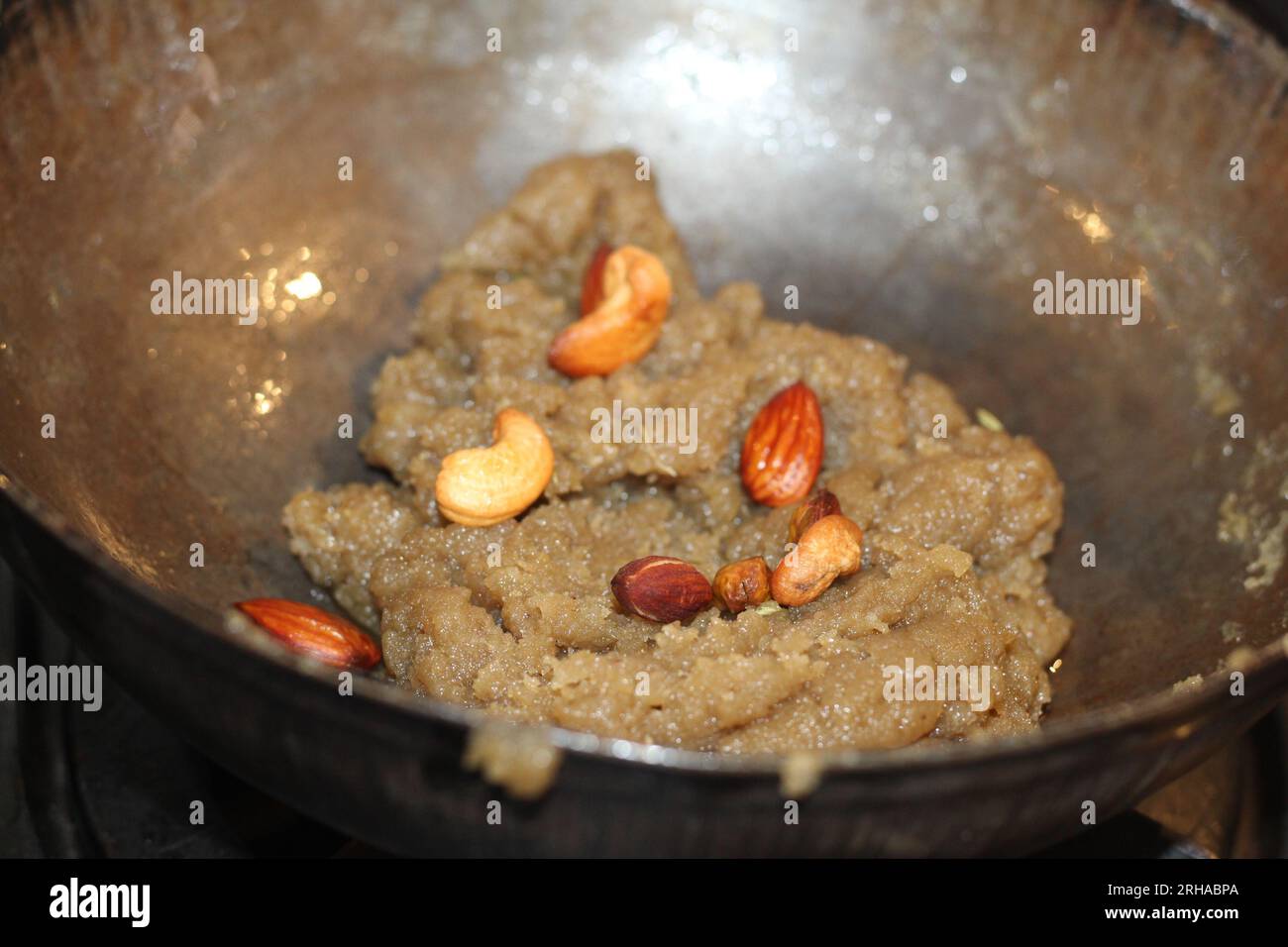 Suji ka halwa or rava sheera or ravyacha shira is an indian sweet dish ...