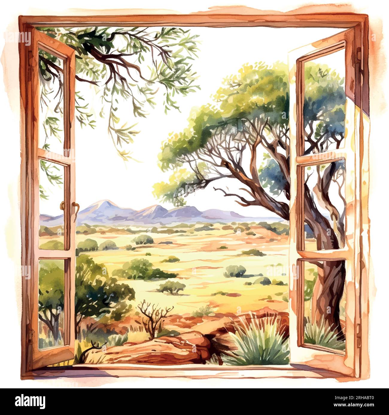 African glass building Cut Out Stock Images & Pictures - Alamy