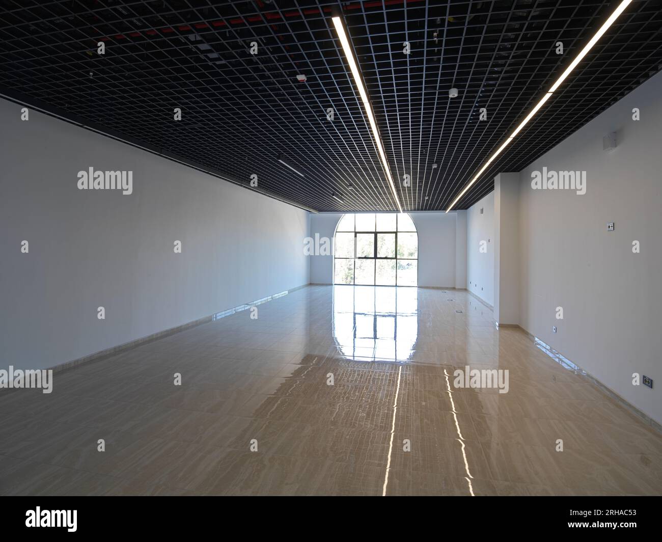 empty hall. photoshoot of the interior of a corporate building ...