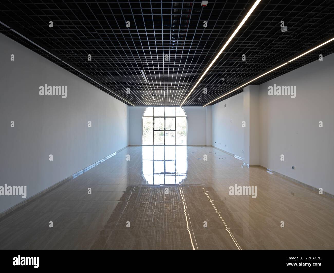 empty hall. photoshoot of the interior of a corporate building ...