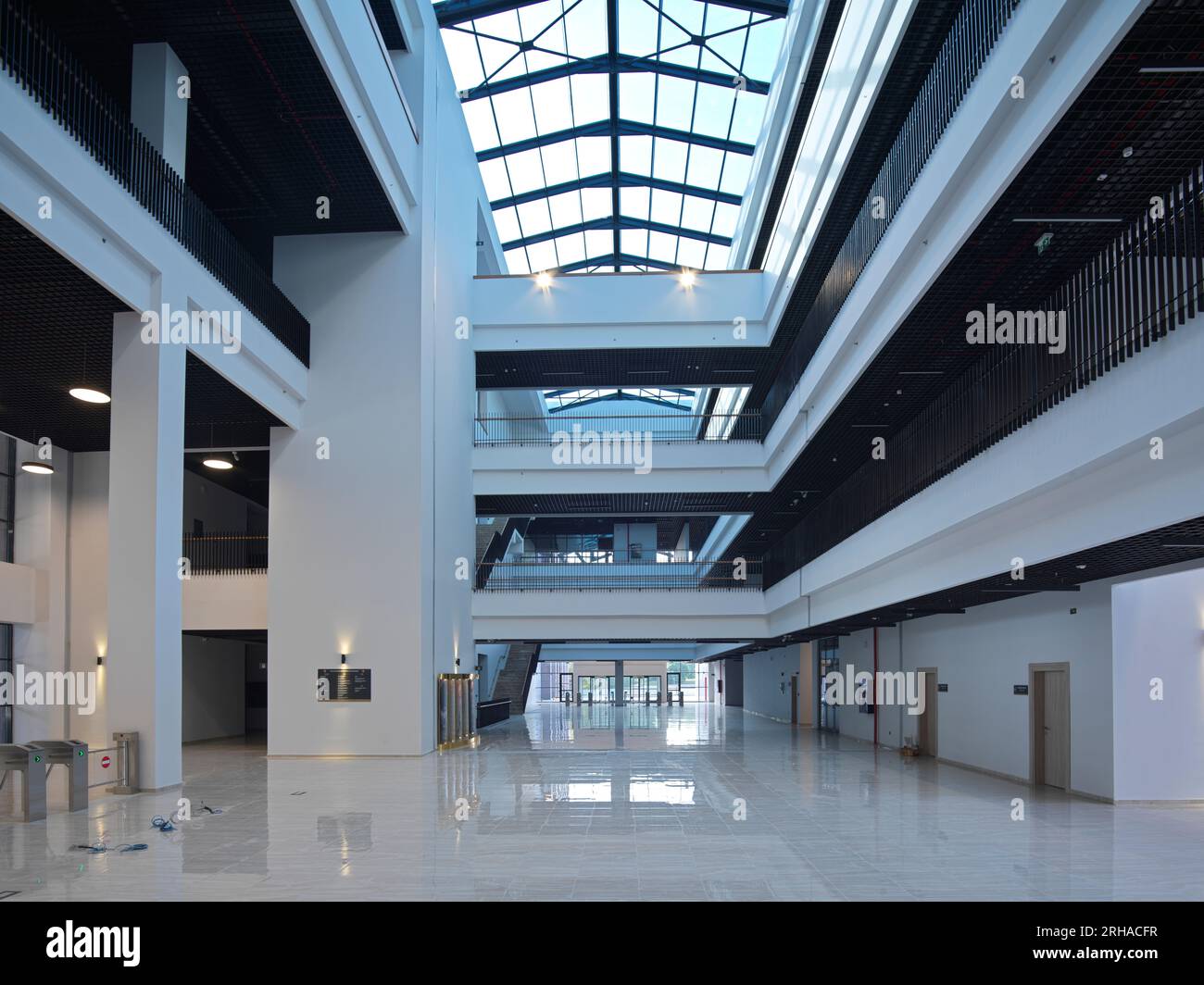 empty hall. photoshoot of the interior of a corporate building ...