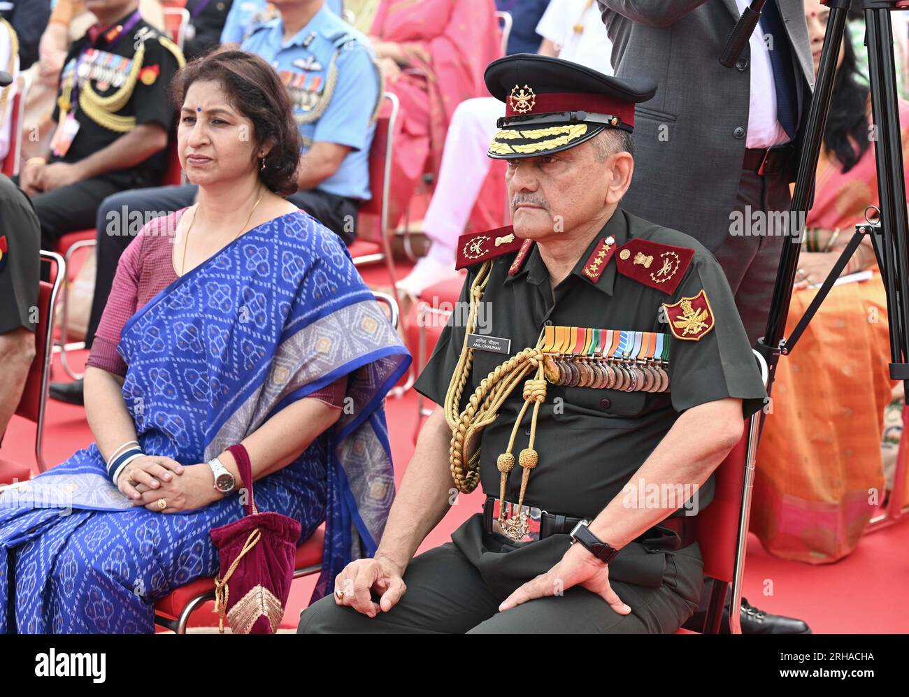 NEW DELHI, INDIA - AUGUST 15: Chief of Defence Staff (CDS) General Anil ...