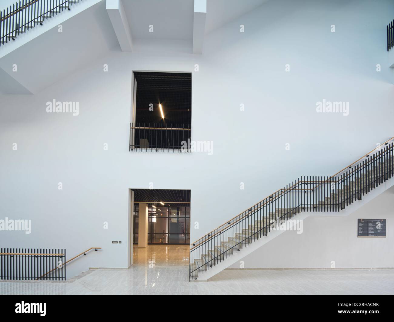 empty hall. photoshoot of the interior of a corporate building ...