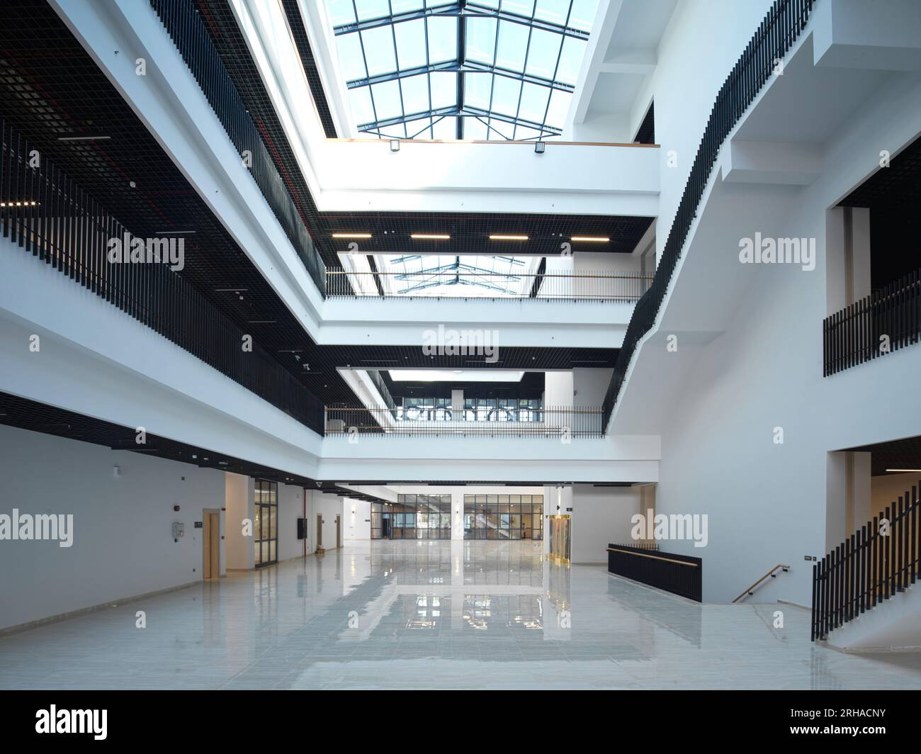 empty hall. photoshoot of the interior of a corporate building ...