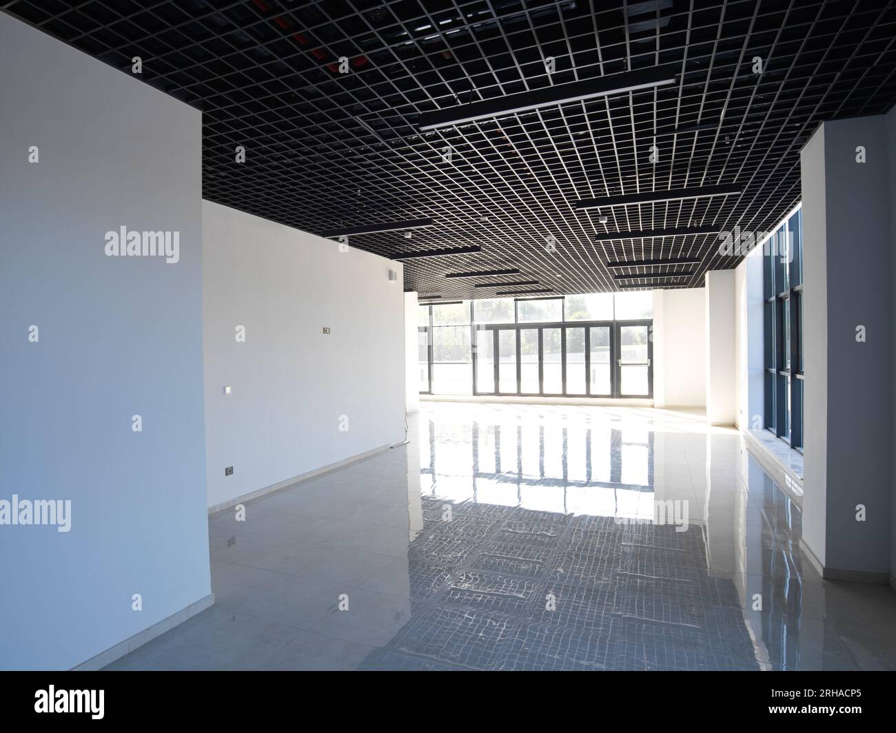 empty hall. photoshoot of the interior of a corporate building ...