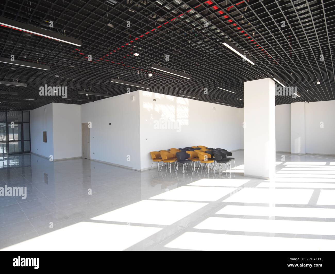 empty hall. photoshoot of the interior of a corporate building ...